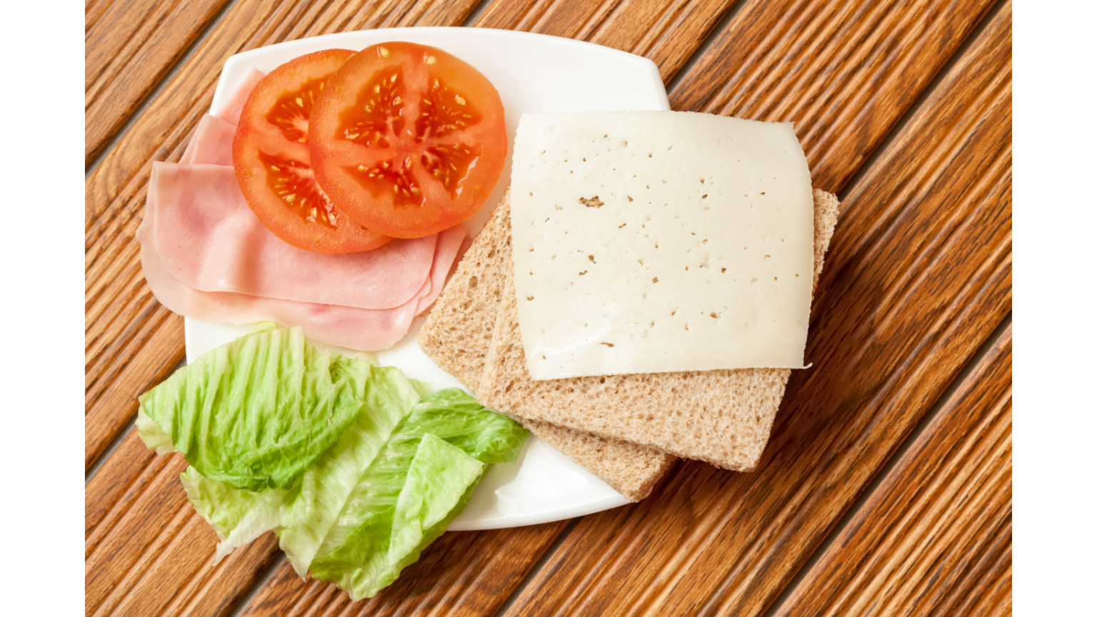 Tostada de Jamón cocido con Queso fresco | Jose Arnedo - Dietista en ...